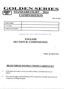 2014_9 Standard Eight | Enhanced Education Group