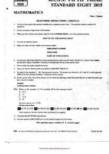 2015_18 Standard Eight | Enhanced Education Group