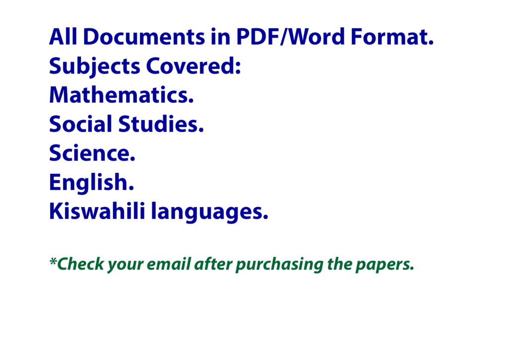 2000-2019 KCPE KNEC Papers Questions & Answers | Enhanced Education Group 2000-2019 KCPE KNEC Papers Questions & Answers | Enhanced Education Group