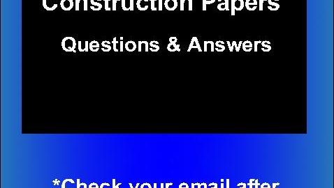 Building and Construction Papers | Enhanced Education Group