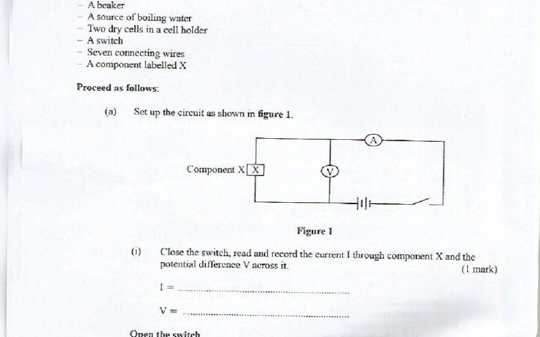 2019 KCSE KNEC PHYSICS PAPER 3 Q | Enhanced Education Group